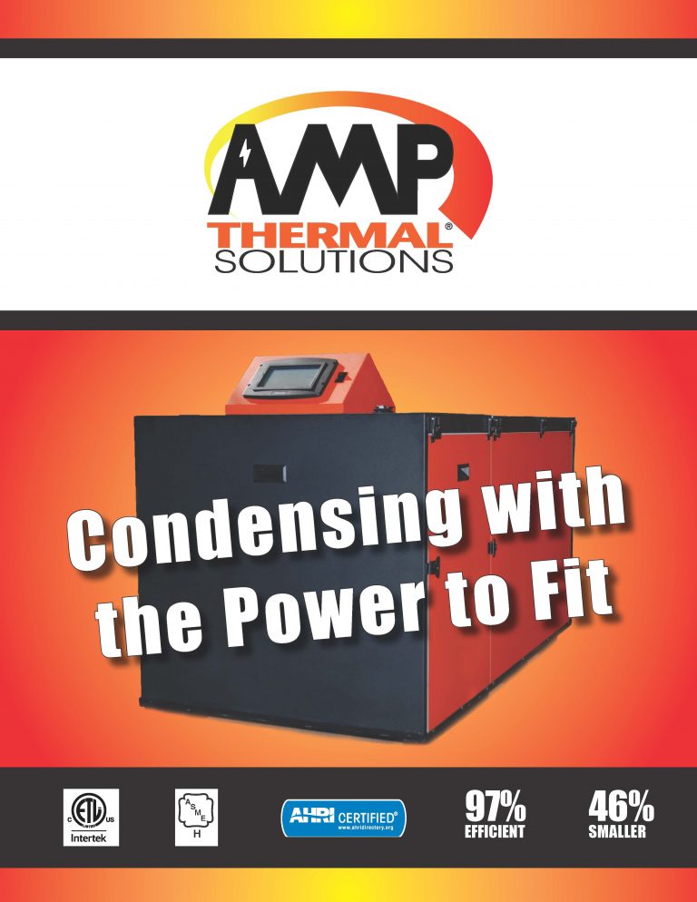 commercial condensing hot water boiler AMP